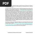 Chemical Dosing Calculation | PDF | Dose (Biochemistry) | Chemistry