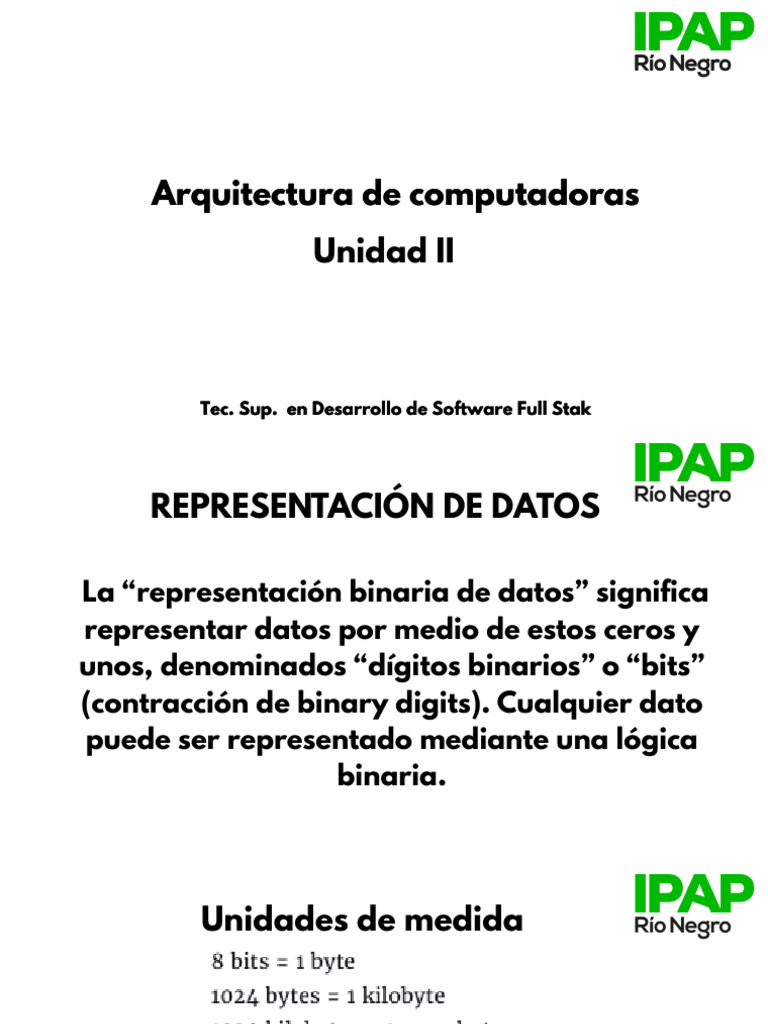 Clase 11-04 - Arquitectura de Computadoras | PDF | Decimal | Poco
