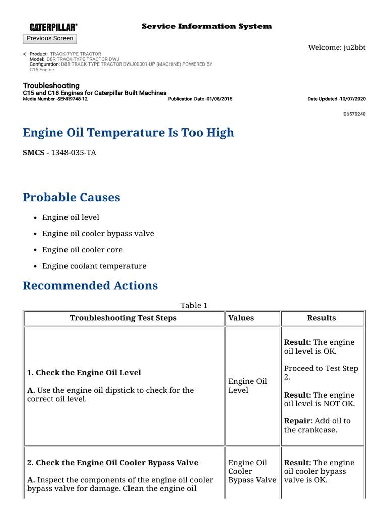 Engine Oil Temp Is Too High | PDF | Motor Oil | Vehicle Parts