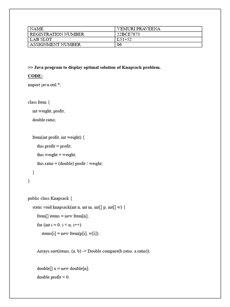 22bce7873 Asg6 | PDF