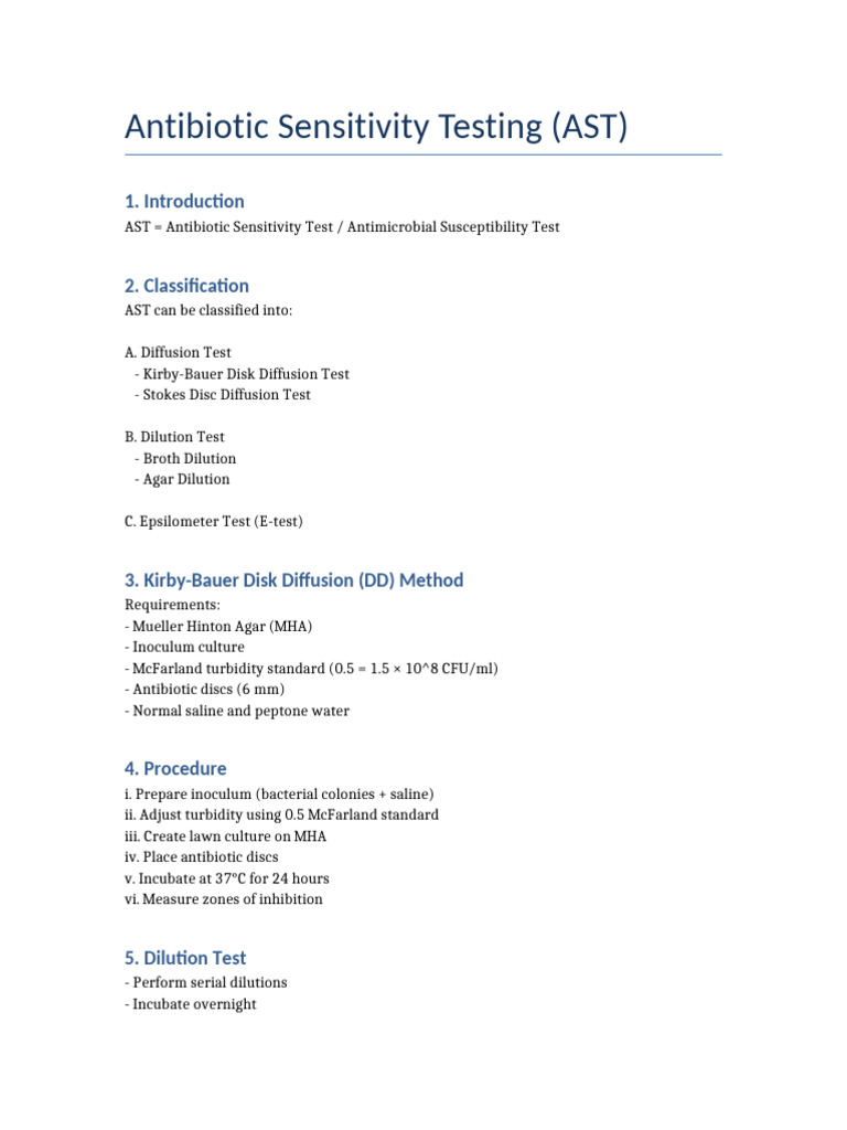 AST Notes Fixed | PDF