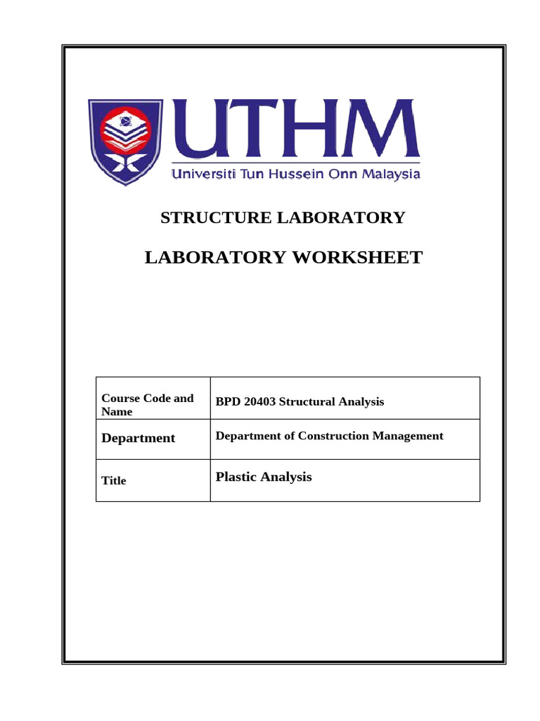 Plastic Analysis | PDF | Bending | Beam (Structure)