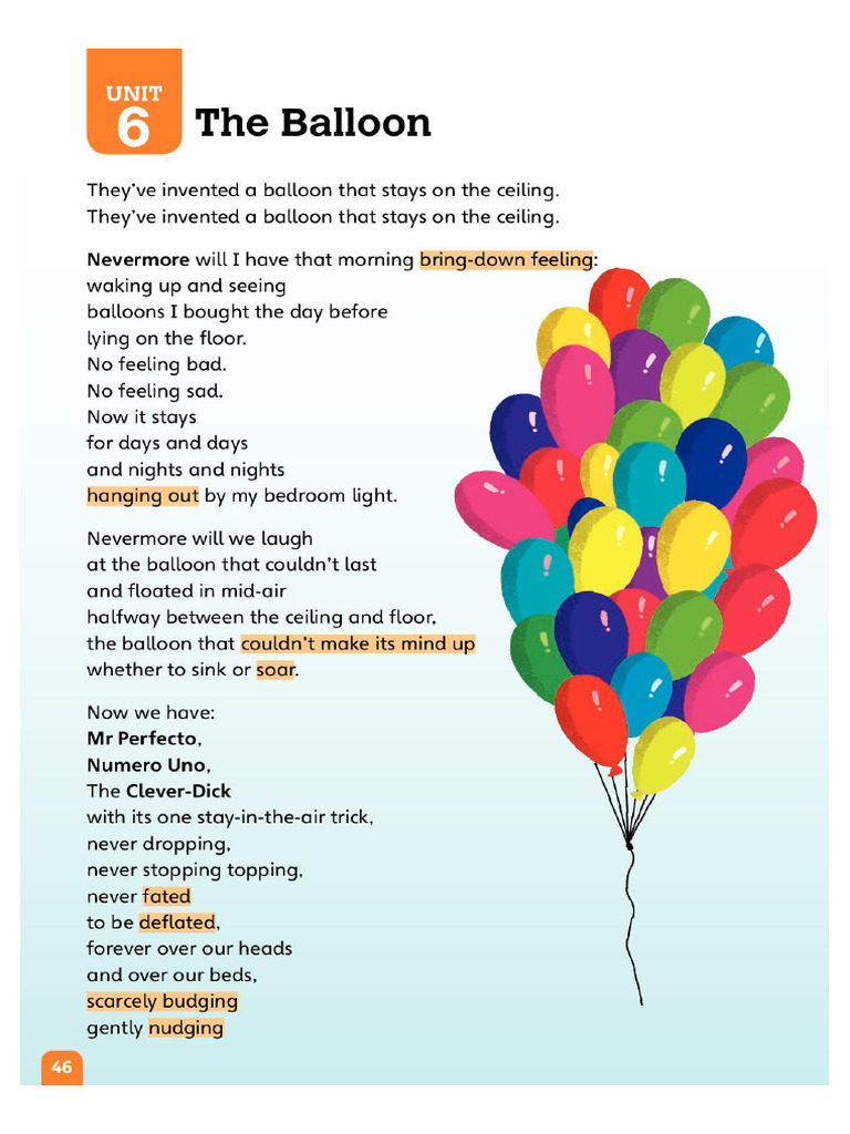 Reading - The Balloon | PDF