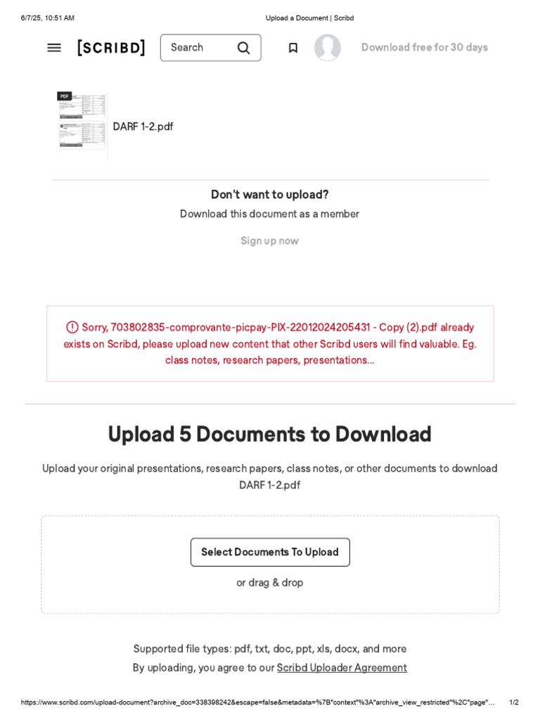 Upload A Document - Scribd 3 | PDF | Scribd
