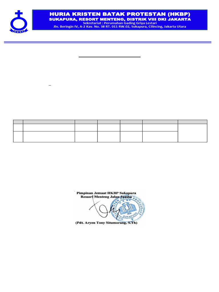 Surat Keterangan Rusmini Riahkita Saragih | PDF