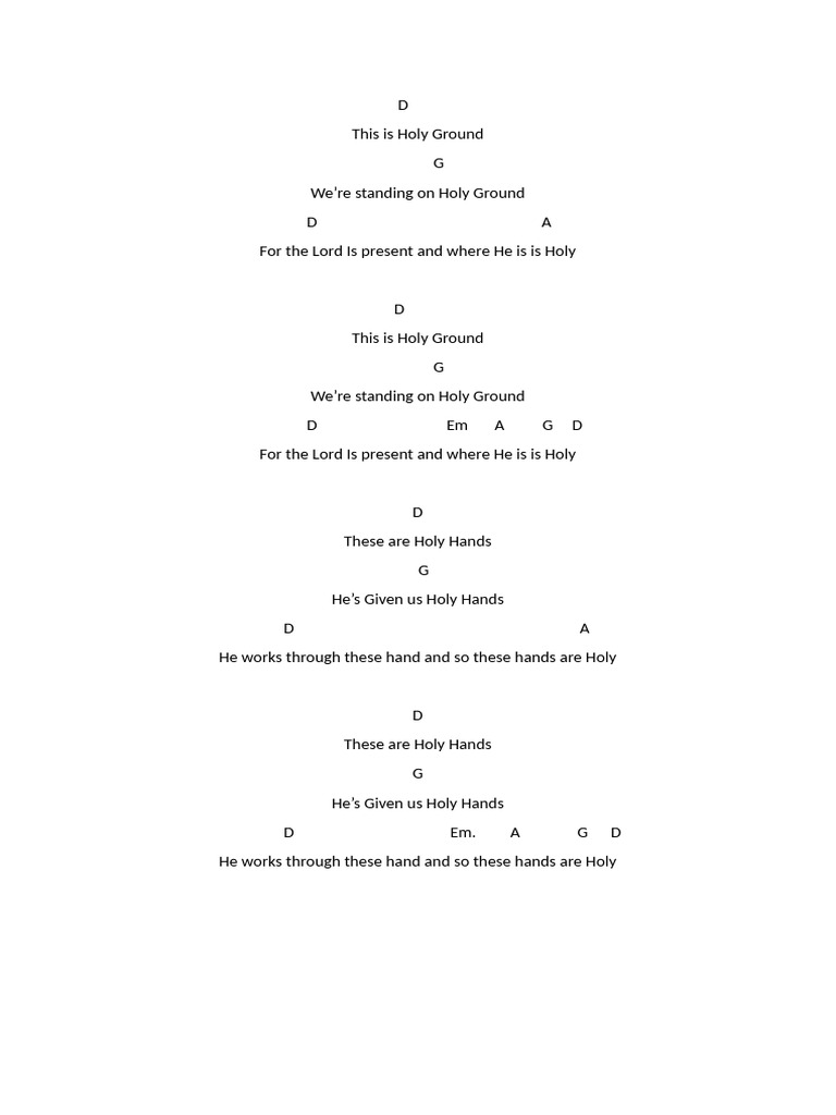 Holy Ground | PDF