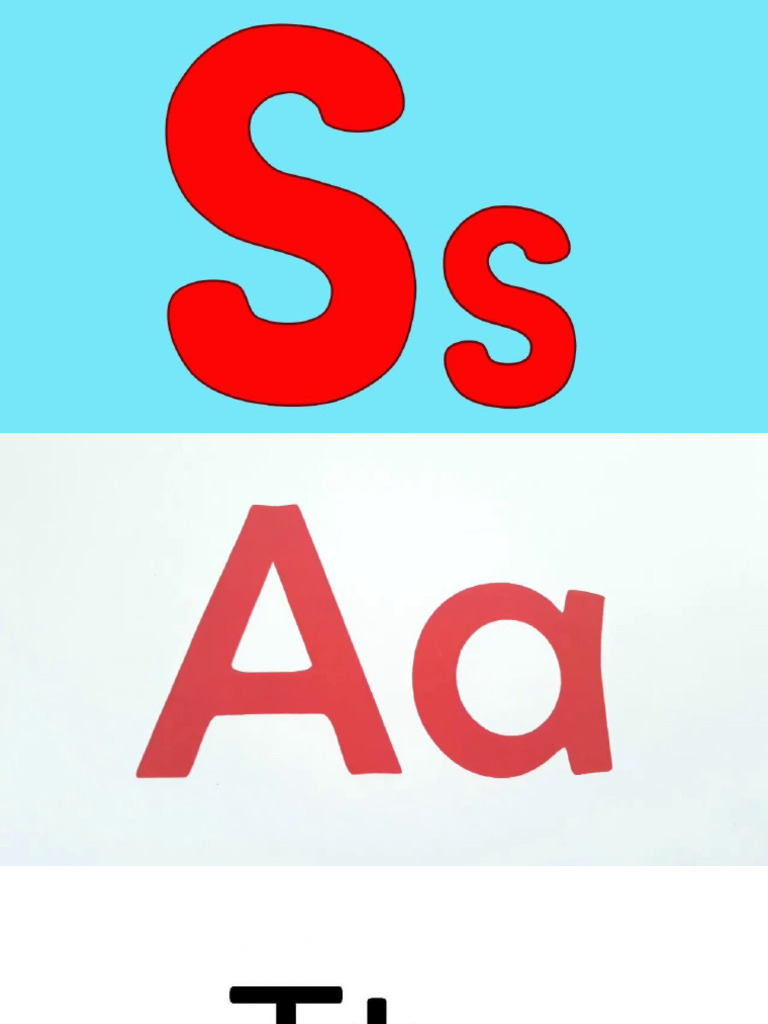 Aa-Zz Letters (Revision) | PDF