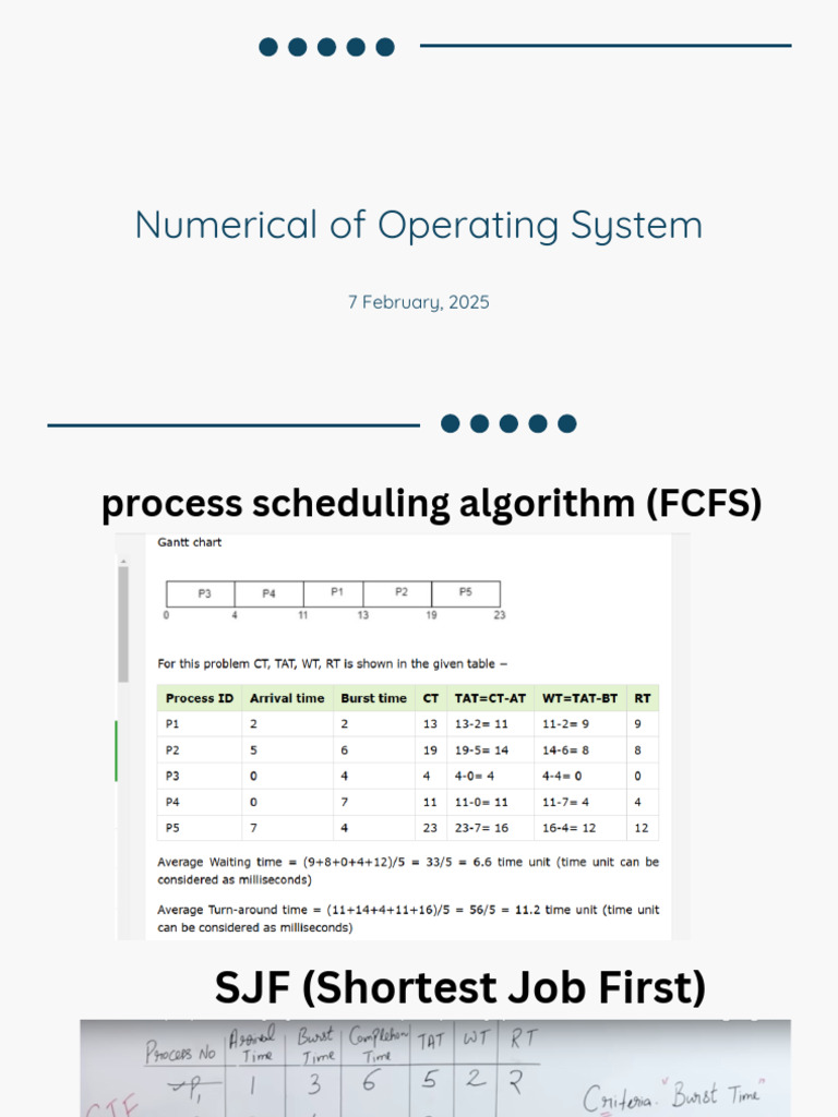 Numerical of Operating System | PDF | Discrete Mathematics ...