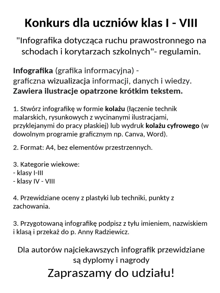 Konkurs Infografika | PDF