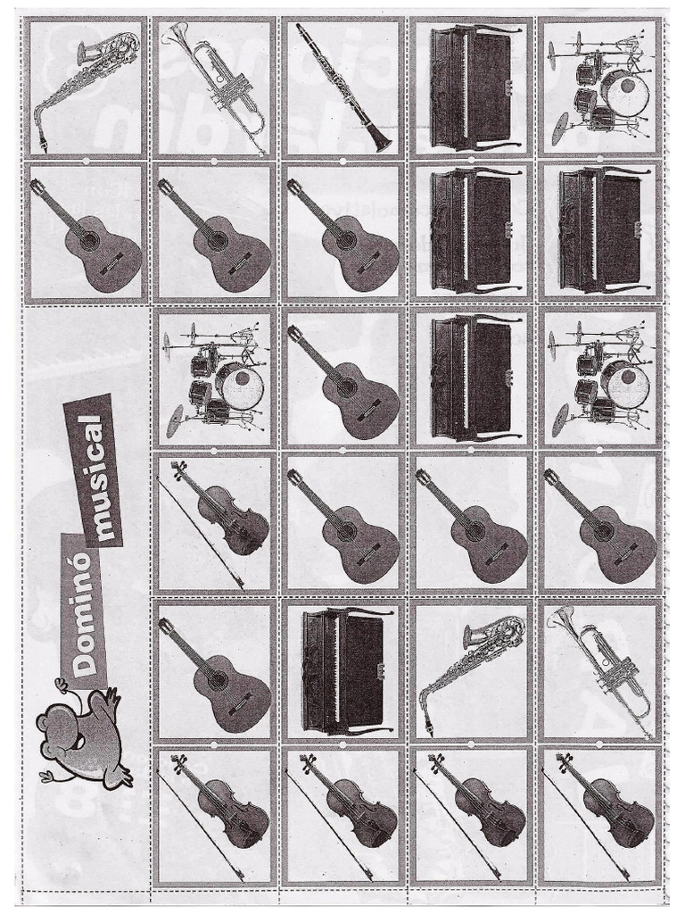 Juego Domino Musical | PDF