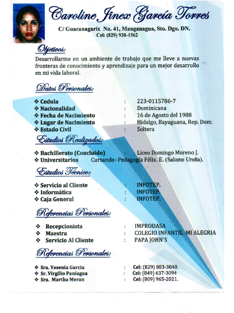 CV Caroline Garcia | PDF
