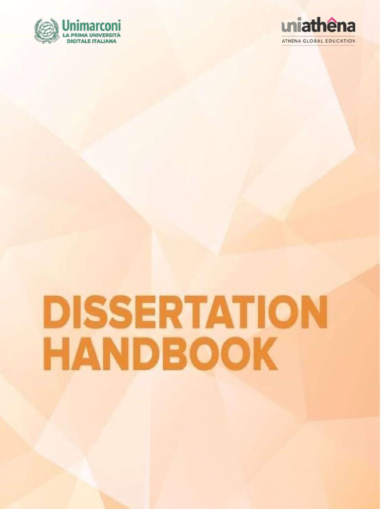 GMU Dissertation Handbook | PDF | Thesis | Methodology