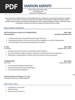 Sample CV - Fake Resume | PDF