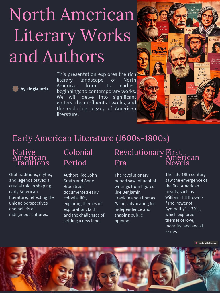 North American Literary Landscape | PDF | American Literature | Mark Twain
