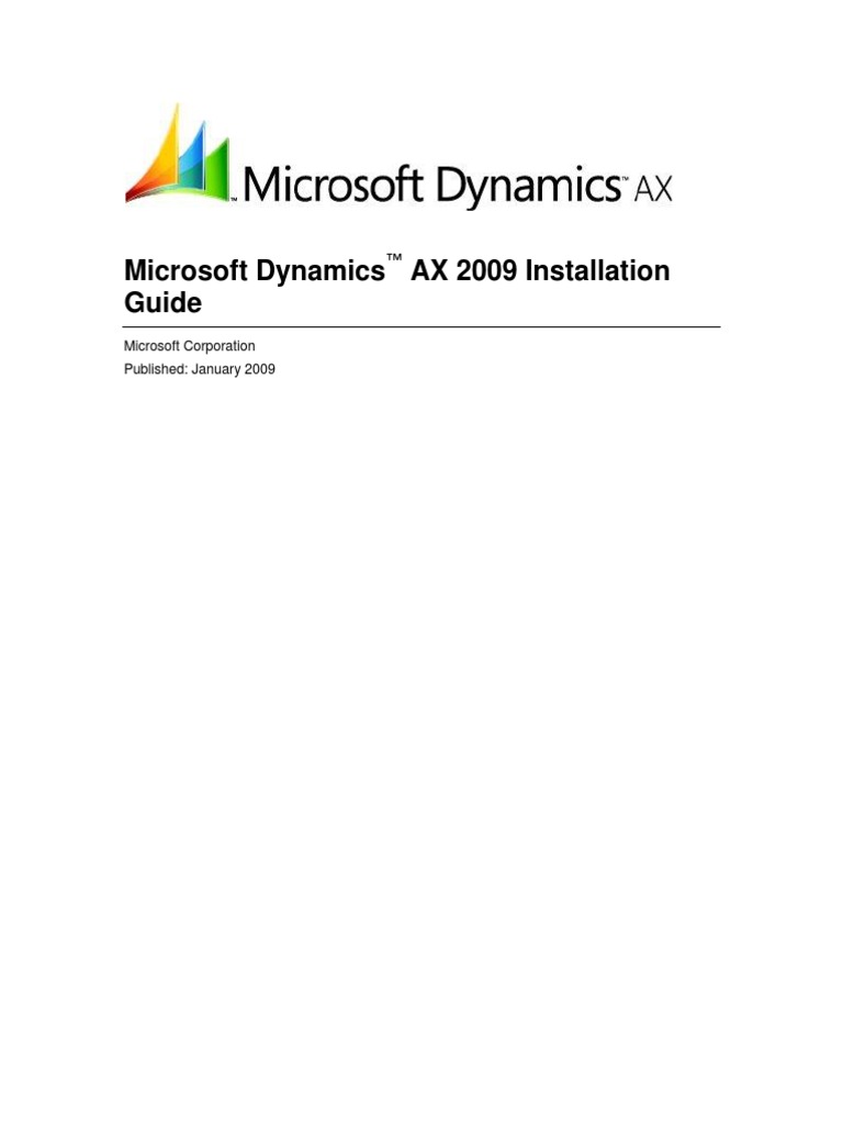 Ax Installation Guide | PDF | Oracle Database | Microsoft Sql Server