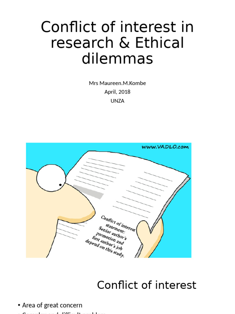 Managing Conflicts of Interest in Research | PDF | Institutional Review ...