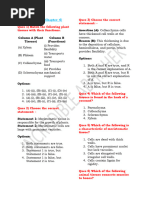 Tissues Work Sheet - Answer Key | PDF | Tissue (Biology) | Anatomy