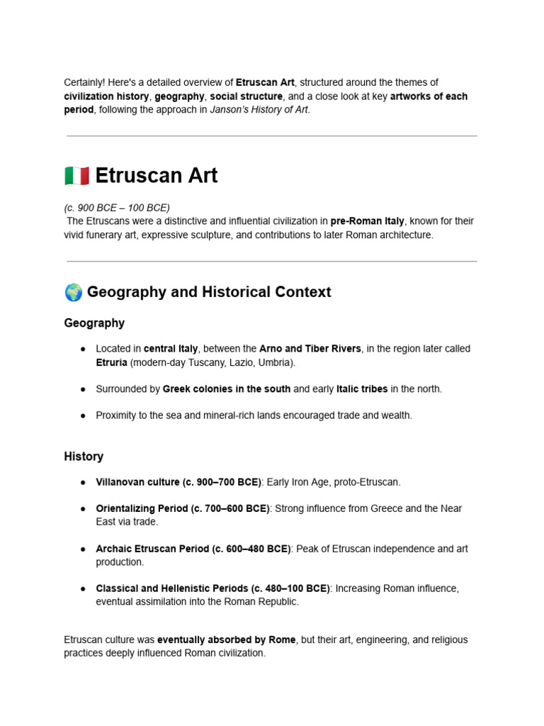 Etruscan | PDF | Etruscan Civilization