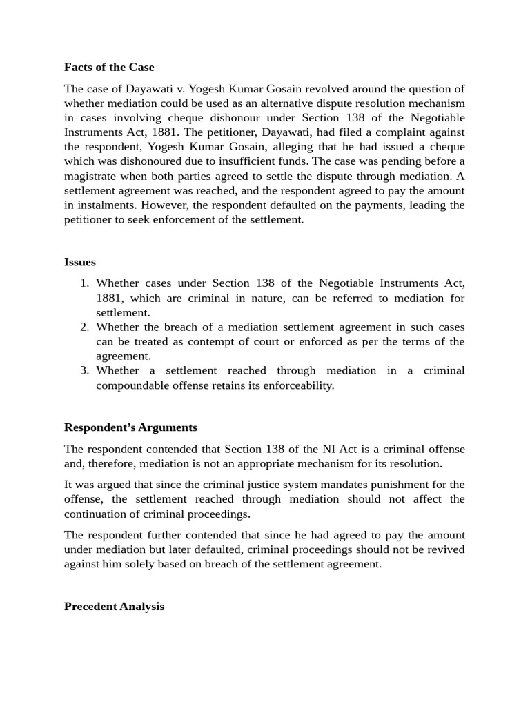 Task 5 Shivam Kumar Singh | PDF | Mediation | Alternative Dispute Resolution