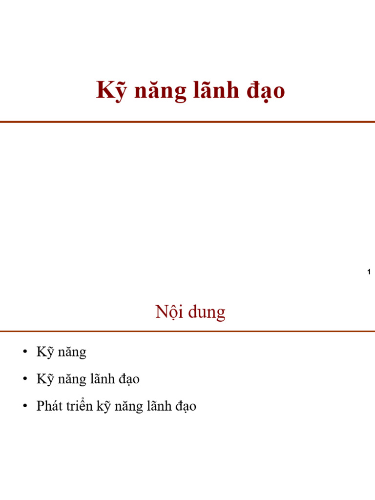 06-Ky Nang Lanh Dao | PDF