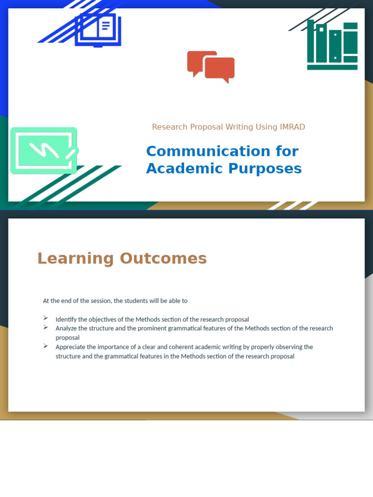 Communication For Academic Purposes (Part 2 - Method) | PDF ...