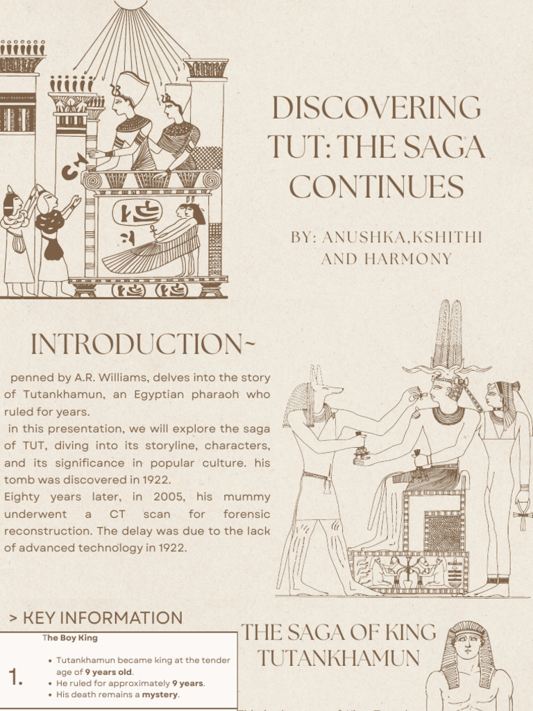 The Saga Continues - Discovering Tut | PDF | Tutankhamun | Akhenaten