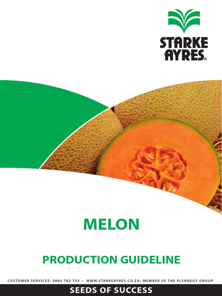 Melon Production Guidelines | PDF | Soil | Fruit