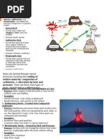 Rock Cycle Worksheet for Students | PDF | Rock (Geology) | Sedimentary Rock