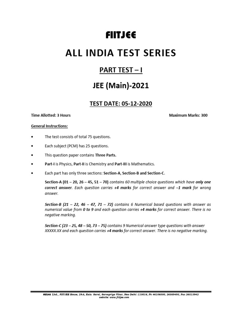 2021 Mains | PDF | Force | Acceleration