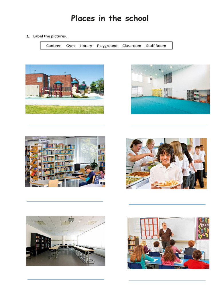 8 - Places at School | PDF