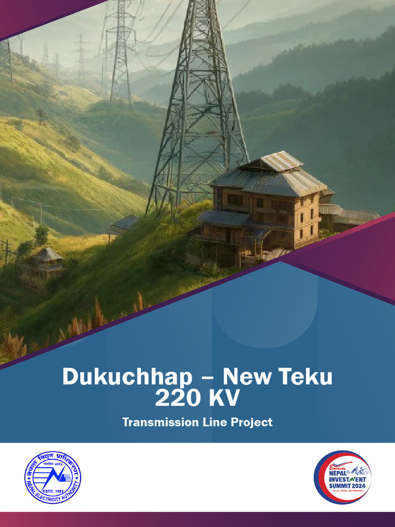 Dukuchhap – New Teku 220kV TLP Final QR2 | PDF | Electric Power ...