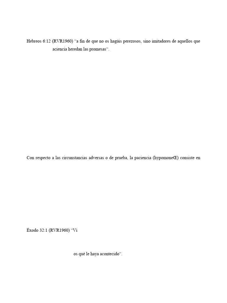 Fe y Paciencia | PDF | Moisés | Sarah