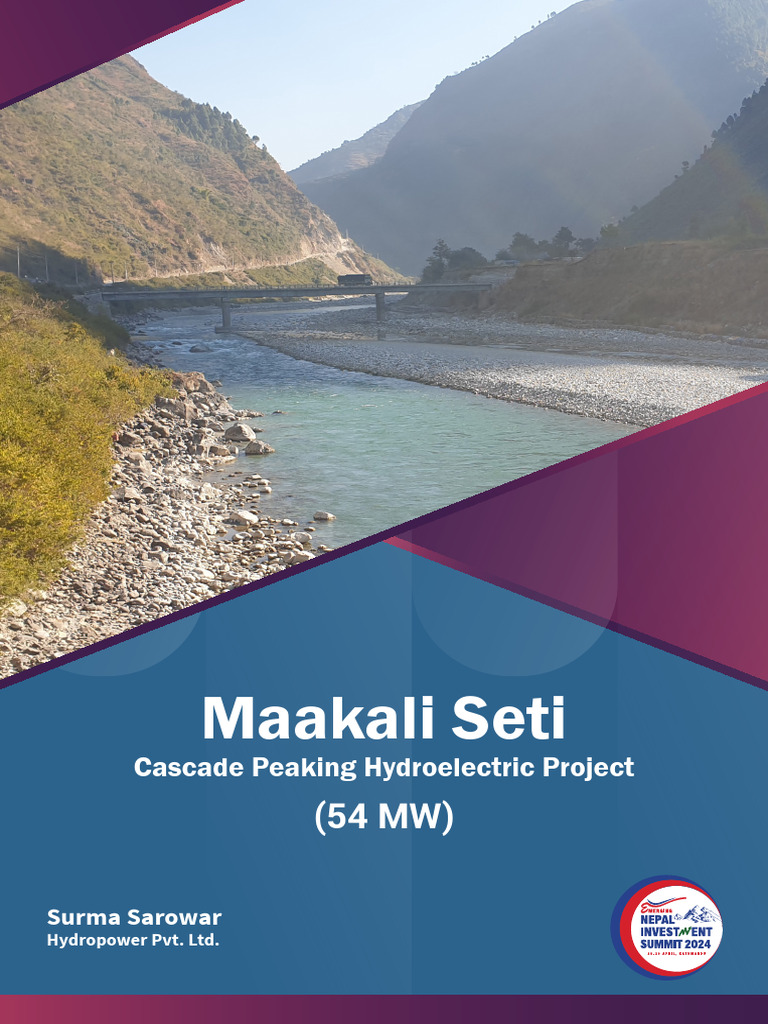 Maakali Seti Cascade Hydropower Project | PDF | Hydroelectricity ...