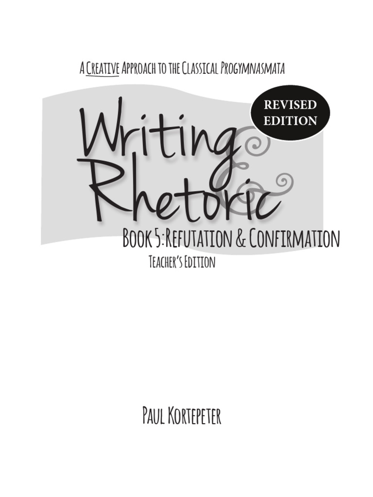 Wr5 Teachersedition Revised Edition Sample | PDF | Rhetoric | Public ...