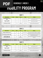 4-Week Spinal Mobility Program | PDF | Flexibility (Anatomy ...