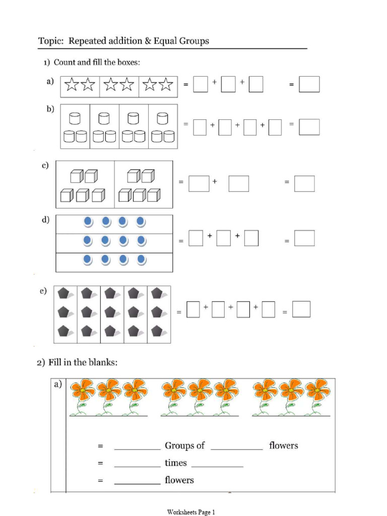 G2 Maths Multiplication | PDF