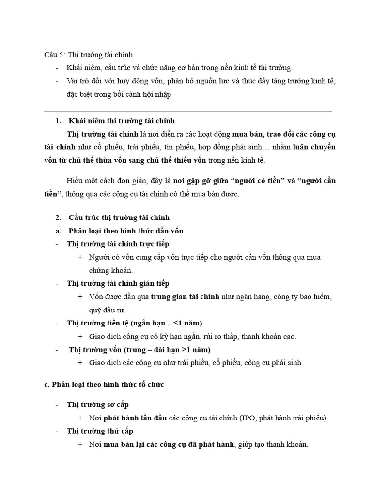 (TT&TTTC) Câu hỏi tự luận | PDF