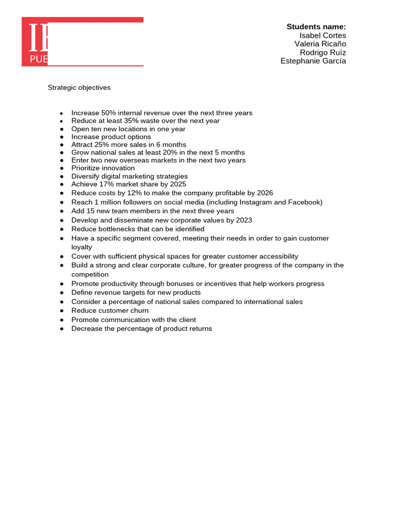 Smart Objectives | PDF