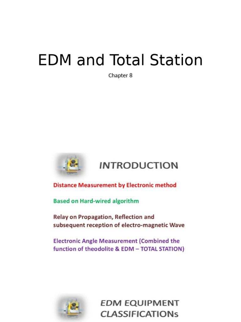 Surveying 8 EDM | PDF