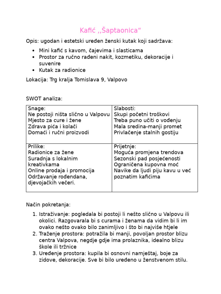 Kafić | PDF