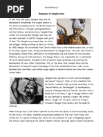 Kheshig: Genghis Khan's Elite Guards | PDF | Mongol Peoples | Mongols