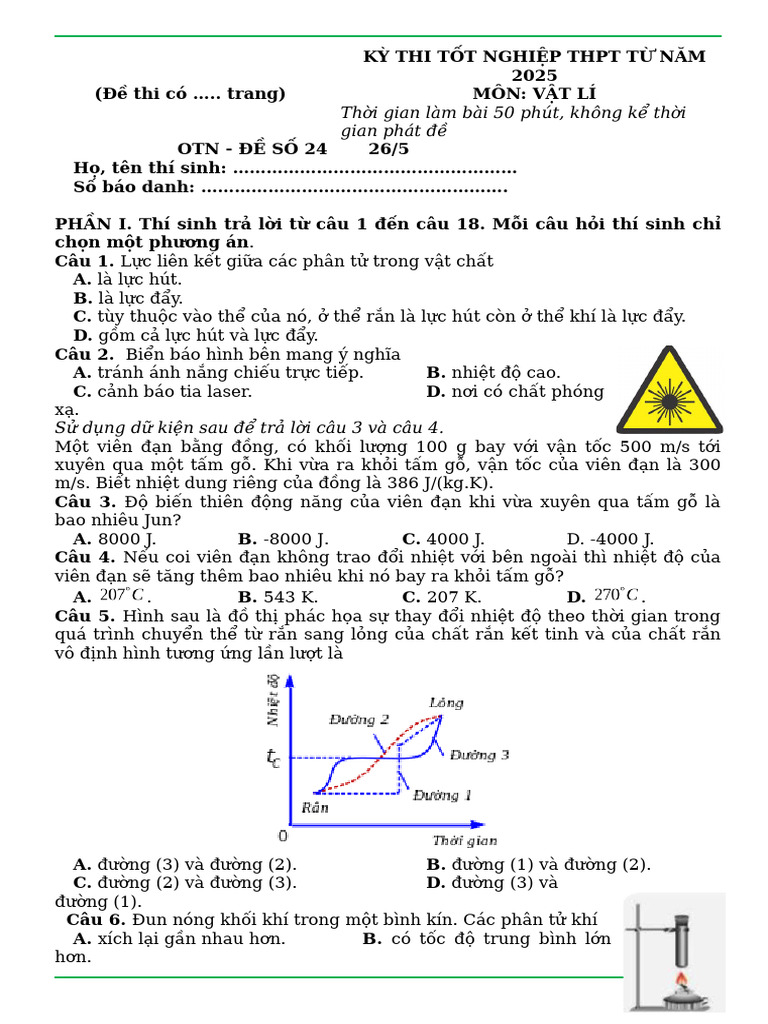 de On Thi Thu THPT 2025 So 3 | PDF