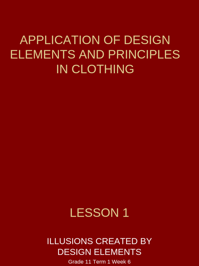 Application in Clothing | PDF