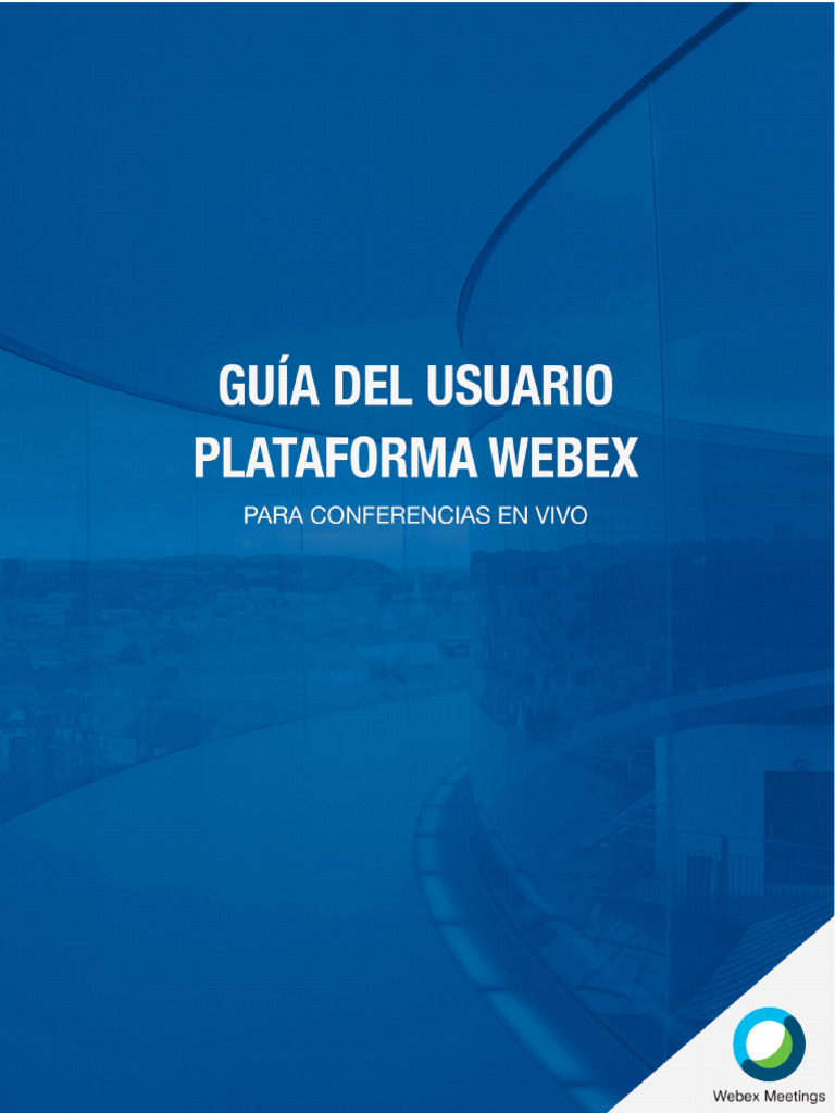 Guiìa Webex | PDF | Informática | Software