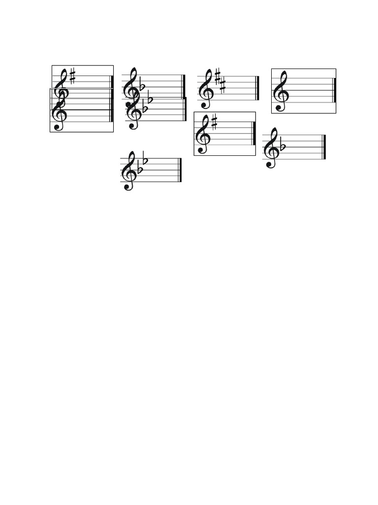 Key Signature Flashcards | PDF