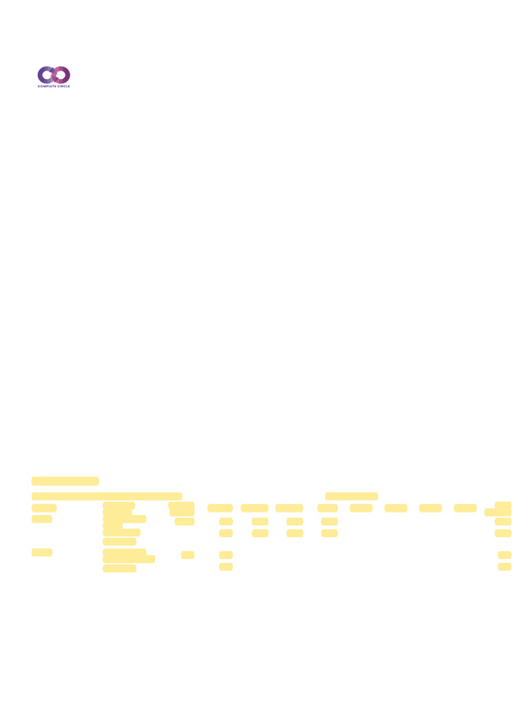 Complete Circle Wealth Solutions Report | PDF | Money | Private Sector
