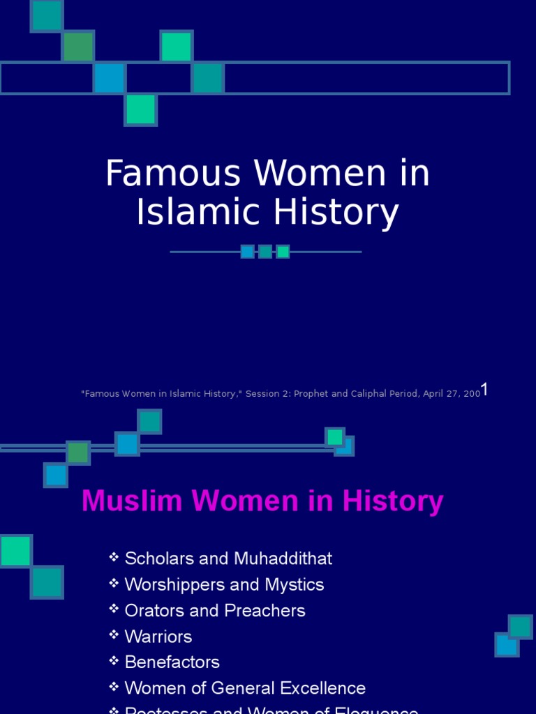 Famous Women in Islamic History | PDF | Hadith | Abrahamic Religions