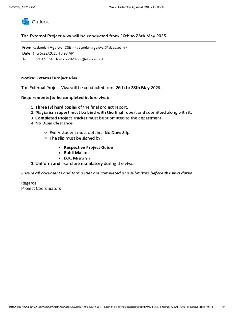 Notice Major Project | PDF