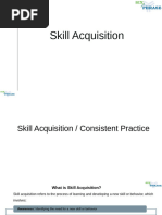 Dreyfus Model of Skill Acquisition 1980 | PDF