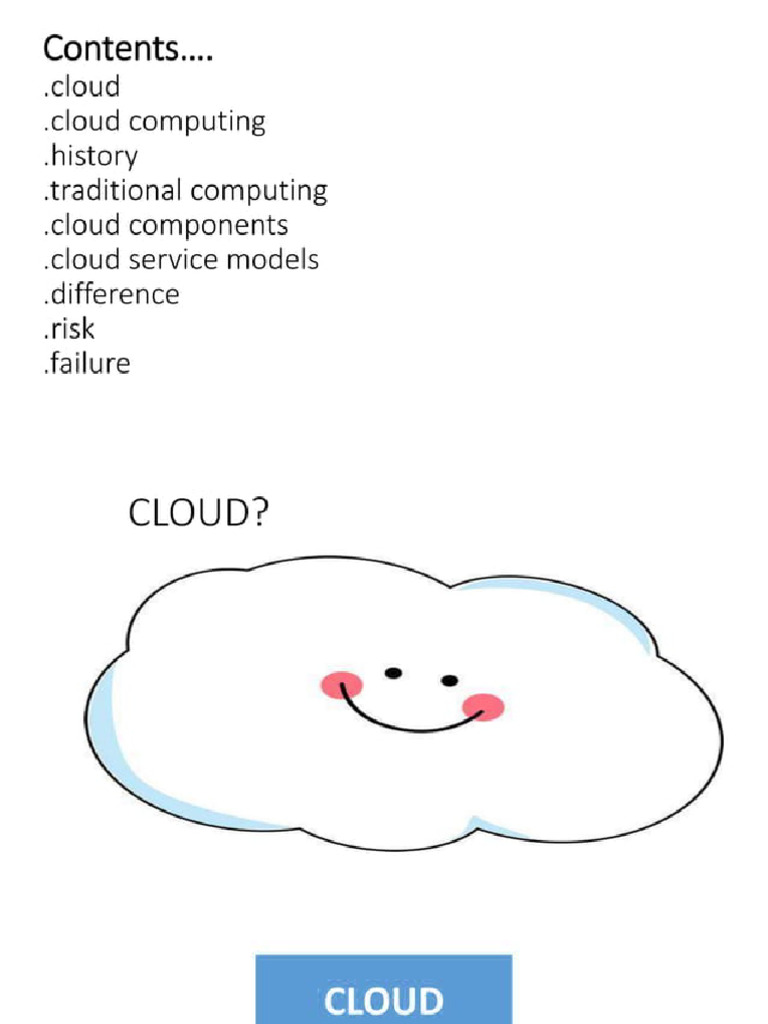 Traditional Vs Cloud Computing | PDF
